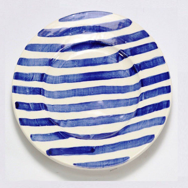 6x New Plate Blue Stripes – Agneta Livijn's Shop